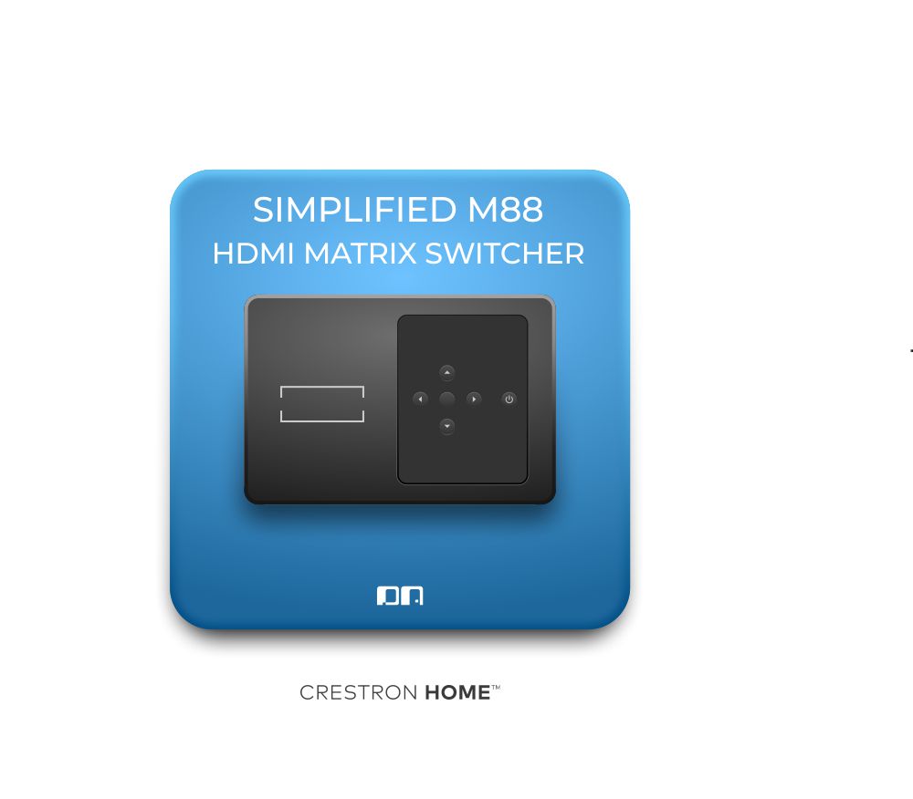 Simplified M88 Switcher Crestron Home™ Driver - Digital Automation